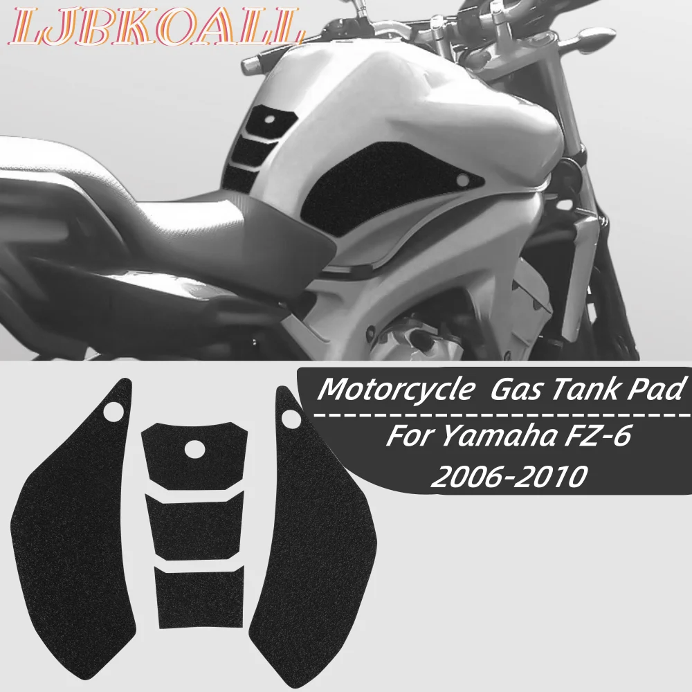 FZ6-Tank-Grip-Traction-Pad-For-Yamaha-FZ-6-FZ-6-2007-2010-2009-2008 ...
