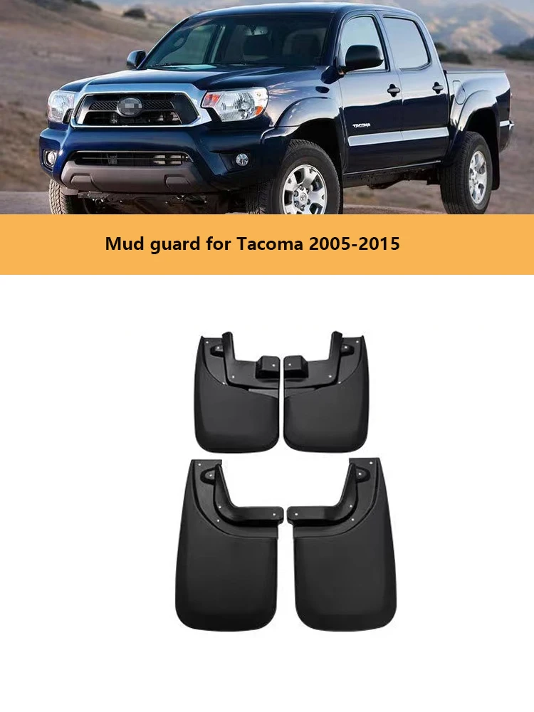 Car-Mud-Flaps-For-Toyota-Tacoma-2005-2023-year-Splash-Guards-Mudguards ...