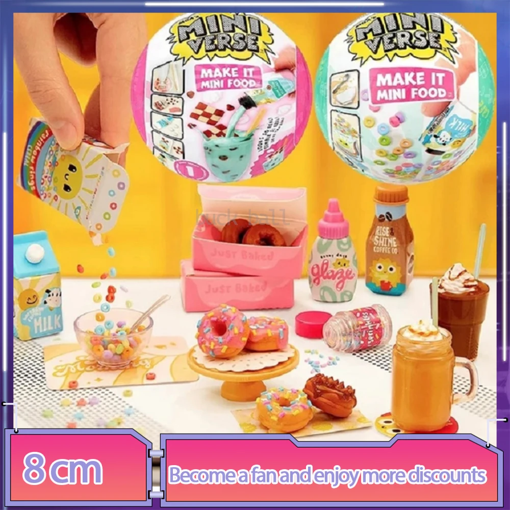 Mini Food Series Blind Box for Children, DIY Guess Balls, Mystery Box ...