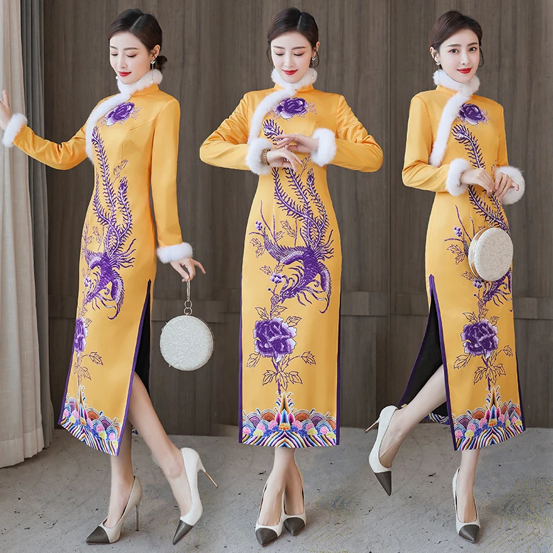 2023-winter-cheongsam-thickened-female-Chinese-style-Chinese-autumn-and ...