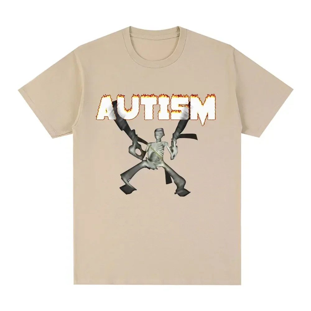 Autism-Skeleton-Meme-T-Shirt-Humor-Funny-Skull-Men-Women-Fashion-Hip ...