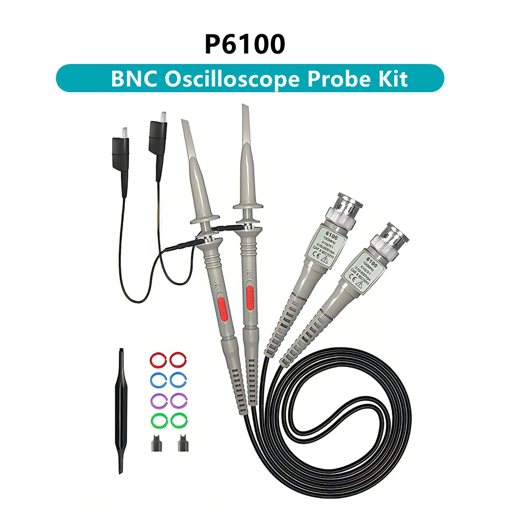 1pcs-2pcs-P6100-BNC-Oscilloscope-Probe-Kit-100MHz-1X-10X-Mayitr-High ...