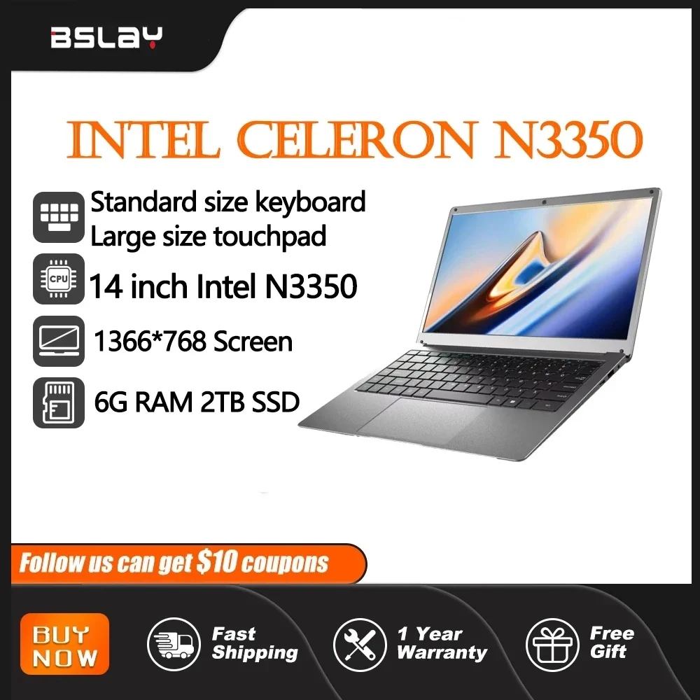 Port-til-Slim-Gaming-Laptop-14-Polegada-Intel-Celeron-N3350-6GB-de-RAM ...