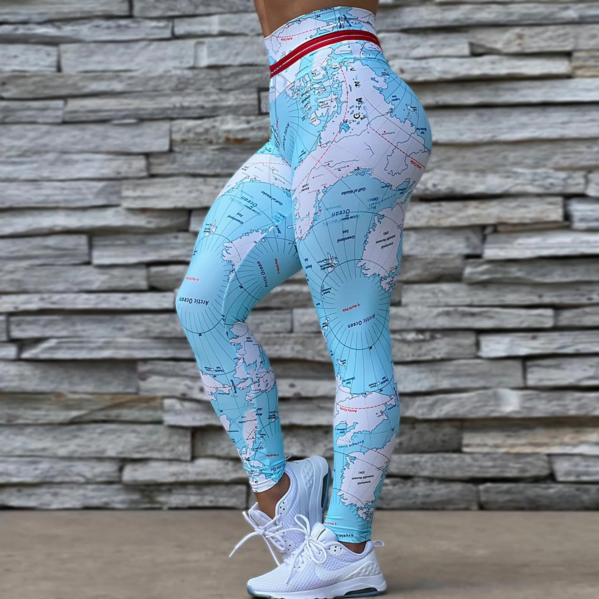 World Map Leggings