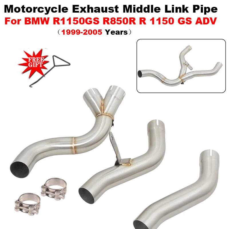 Slip-On-Motorcycle-Exhaust-System-Modified-Middle-Link-Pipe-For-BMW ...