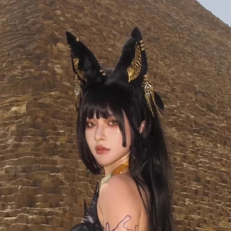 Anubis Ears Headdress JK Girl Kawaii Fox Ears Headband Anime Hairpin ...