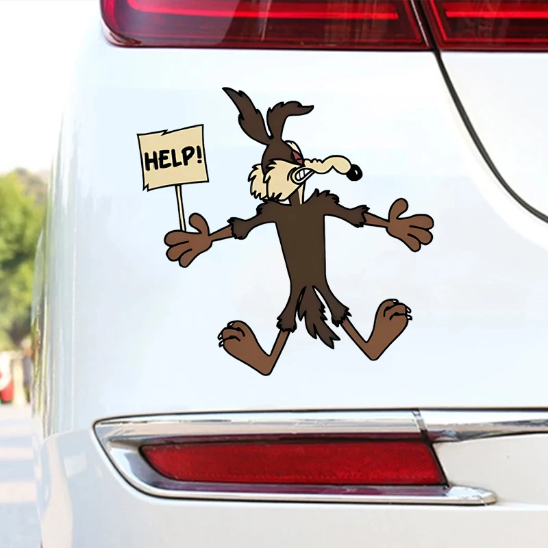 Wile-E-Outlaw-Help-Sticker-Decal-Road-Runner-Splat-Car-Truck-Laptop ...