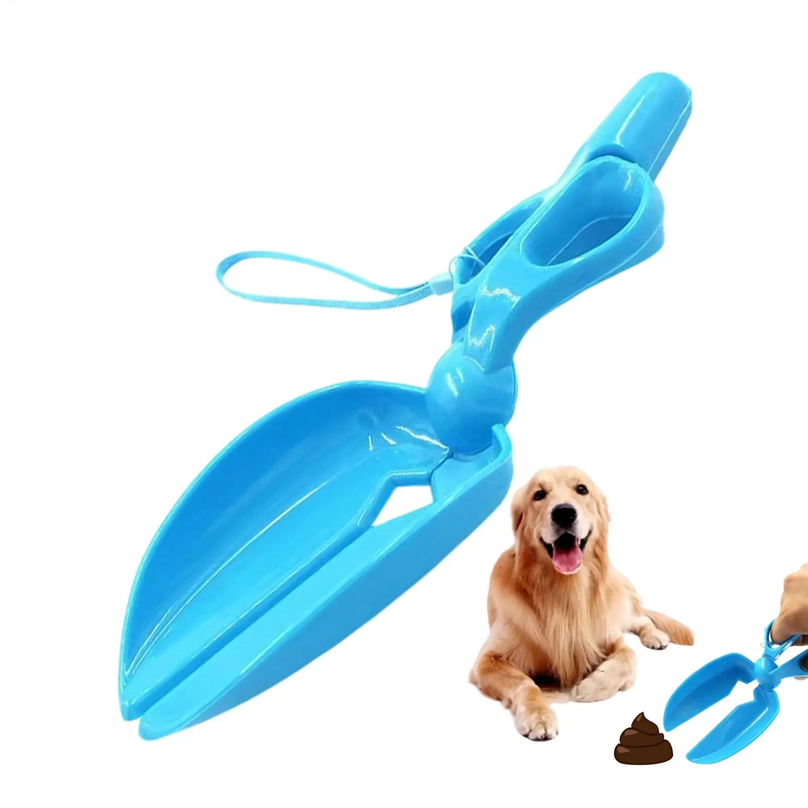 Pet Poop Scooper Scissor Clamp Wear Resistant Litter Picker For Yard ...