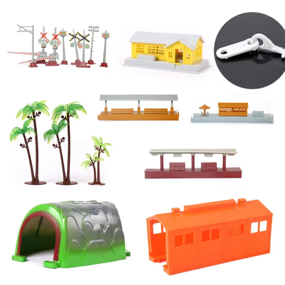 Small Train Tunnel Fittings Track Cave Bridge Hook Railway Station ...