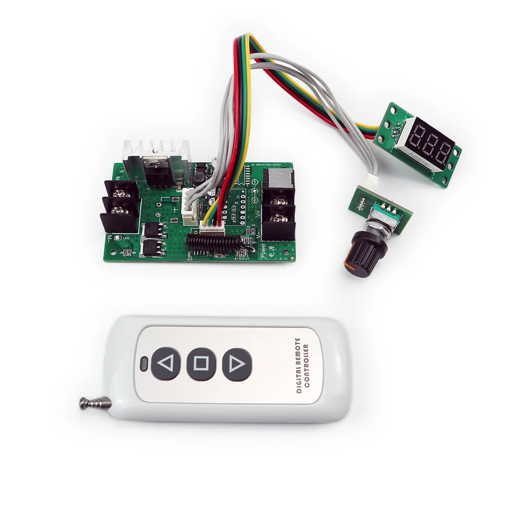 12V-24V-433M-Wireless-Remote-Control-DC-Motor-Speed-Controller-PWM ...