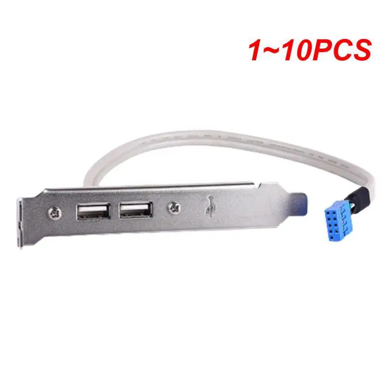 1-10PCS-Usb-Header-Adapter-2-Usb-Interface-Usb2-0-Add-Computer-Usb ...