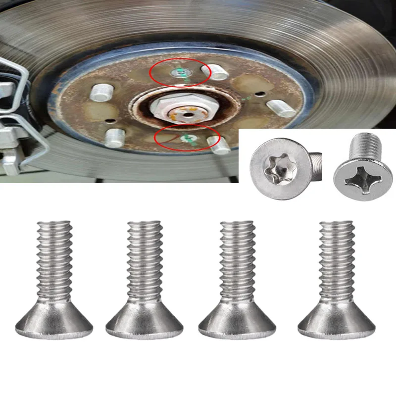 4Pcs-Brake-Disc-Rotor-Mounting-304-Screws-For-Honda-Accord-Civic ...