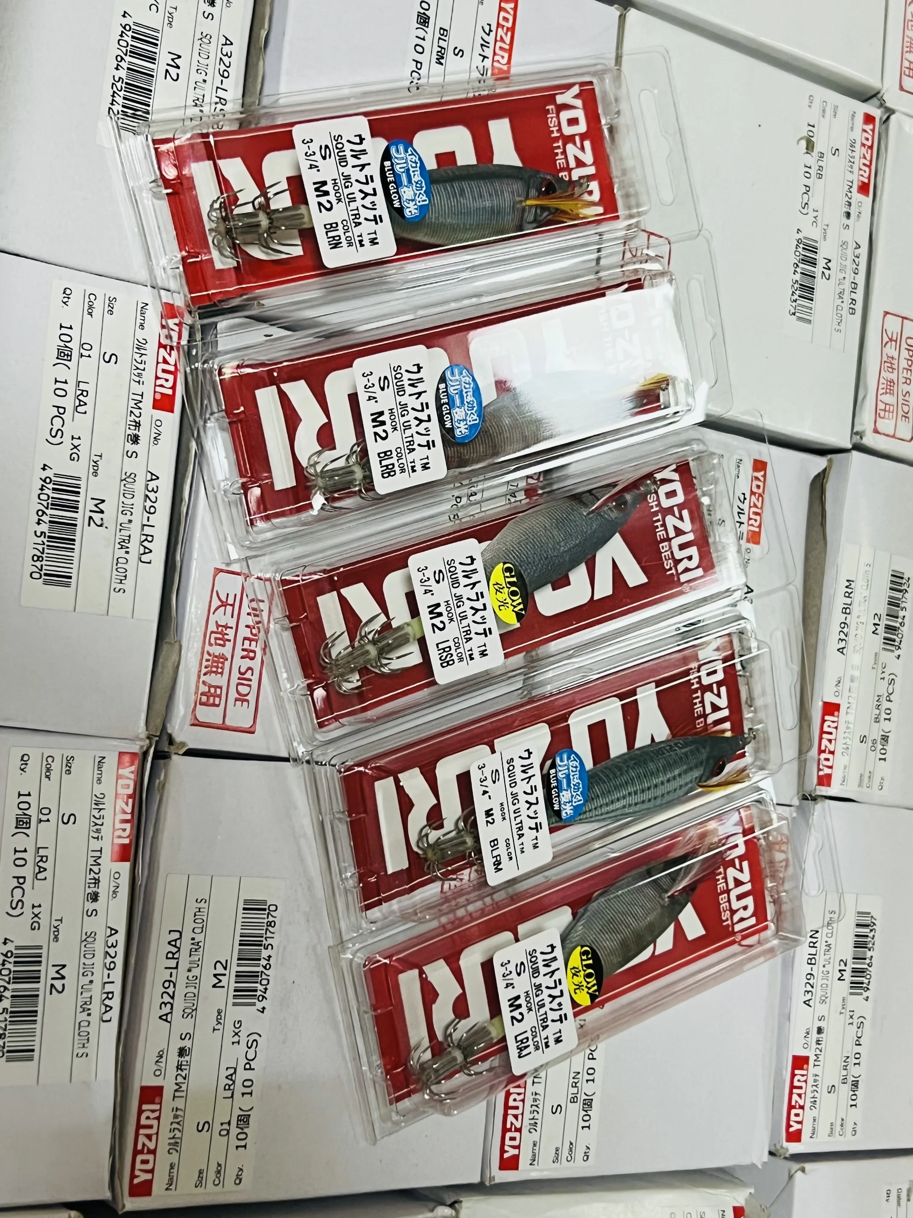 New-Japanese-Yo-Zuri-2-inch-Boat-Fishing-Rocket-Squid-with-Cloth-Roll ...