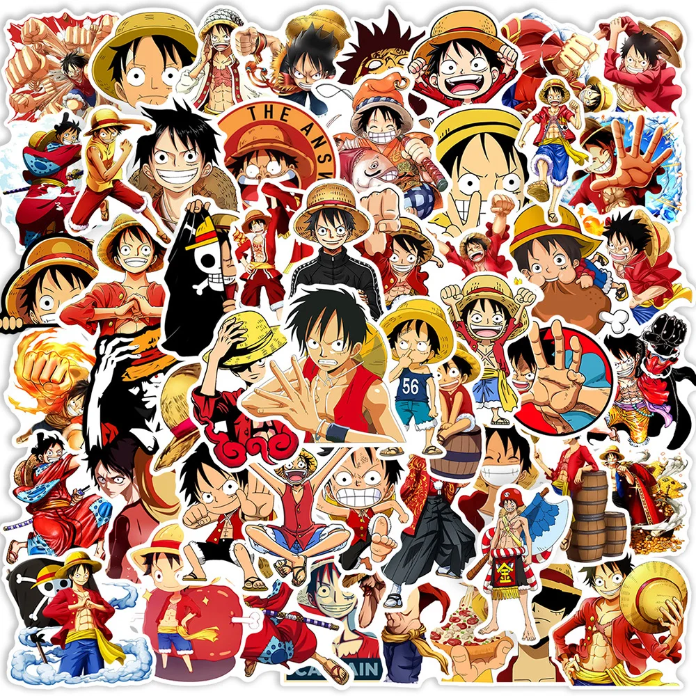 10-30-50PCS-Anime-One-Piece-Luffy-Stickers-for-Kids-Toys-DIY-Laptop ...