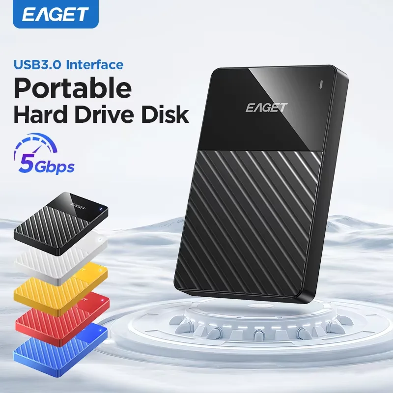 Eaget-Portable-External-Hard-Drive-Multiple-Colors-5Gbps-250GB-320GB ...