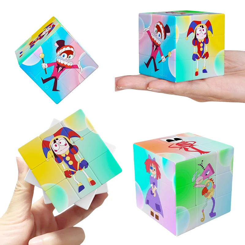 The-Amazing-Digital-Circus-Cartoon-3x3-Magic-Cube-Anime-Figure-Pomni ...