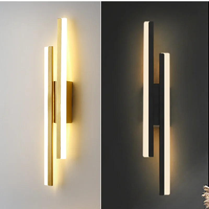 Modern-LED-Wall-Lamps-Simple-Line-Strip-Wall-Light-Acrylic-Indoor ...