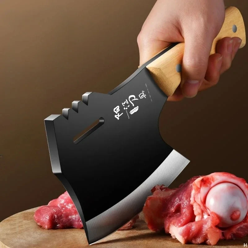High-Carbon-Steel-Small-Axe-Bone-Chopper-Large-Ingredient-Handling ...