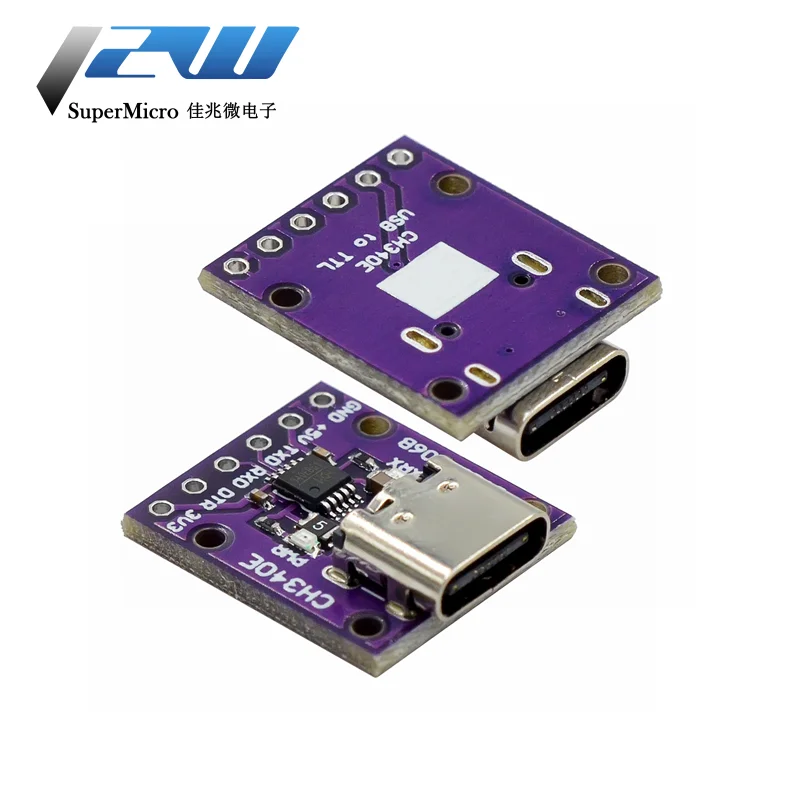 1PCS CH340E MSOP10 USB to TTL Serial Converter, 5V/3.3V Alternative ...