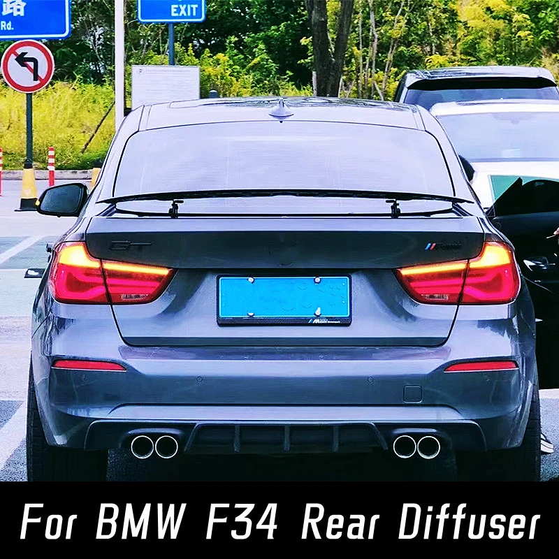 For 2014 2018 BMW 3 Series GT F34 Ordinary Edition 4Door Car Rear ...