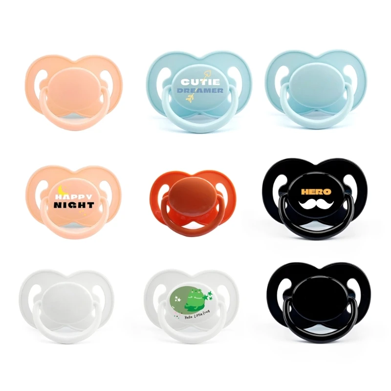 Adult-Pacifier-Silicone-Nipple-Chewable-Toy-Soother-Pacifiers-for ...