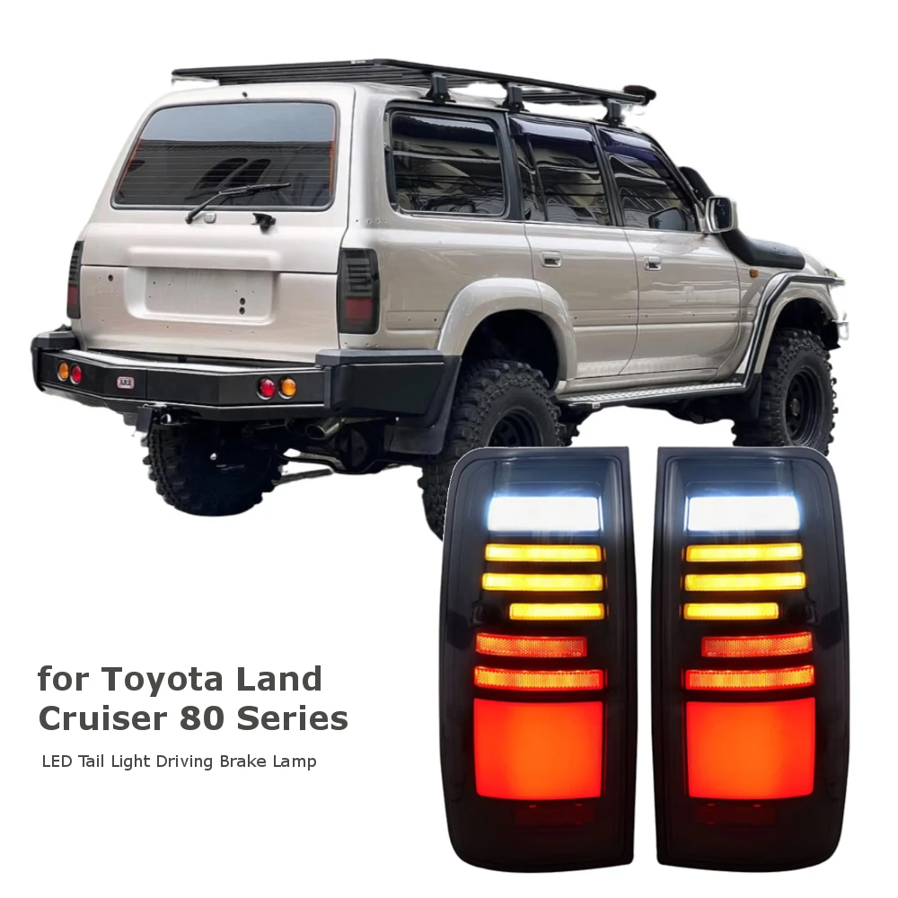 for Toyota Land Cruiser 80 Series LC80 FJ80 FJ82 1989-1997 LED Tail ...