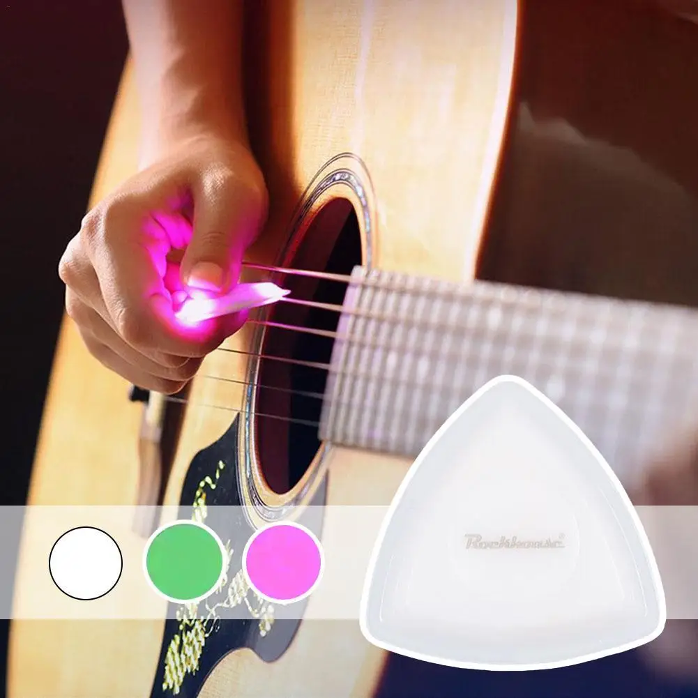 LED-Glowing-Guitar-Pick-Unique-Picks-For-Bass-Electric-Guitar-Acoustic ...