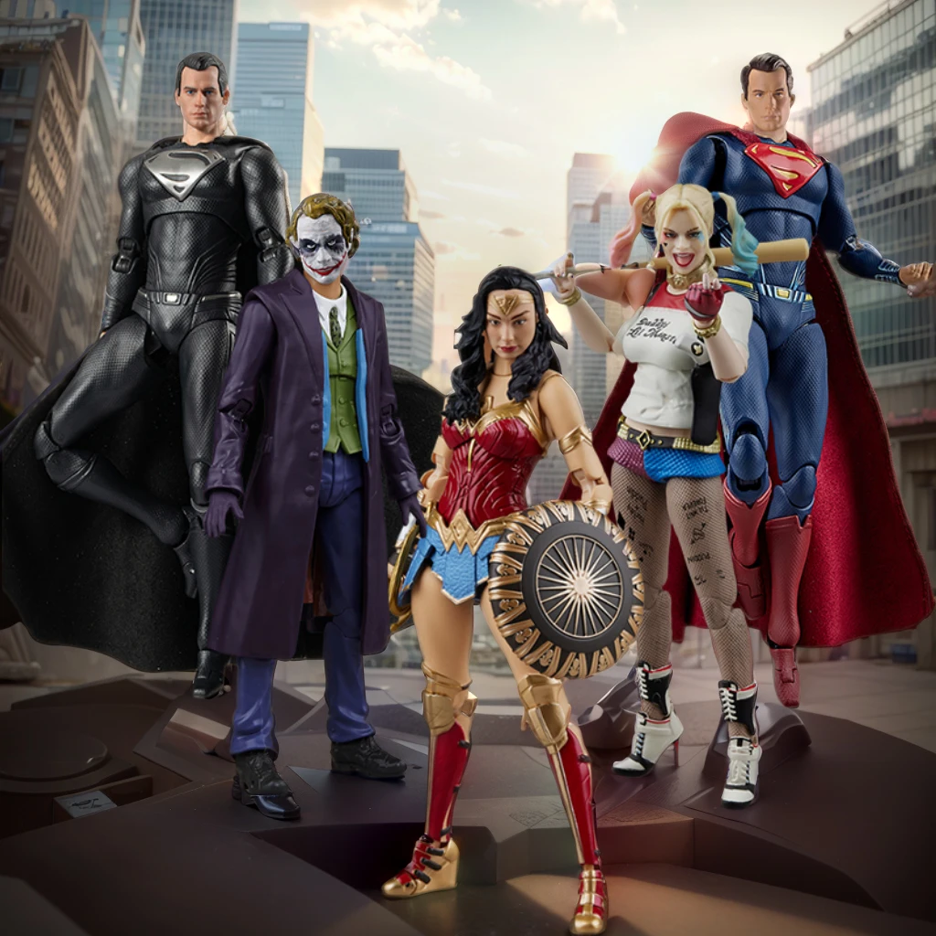 Fondjoy-DC-Wonder-Woman-Harley-Quinn-Joker-Superman-1-9-Scale-Action ...