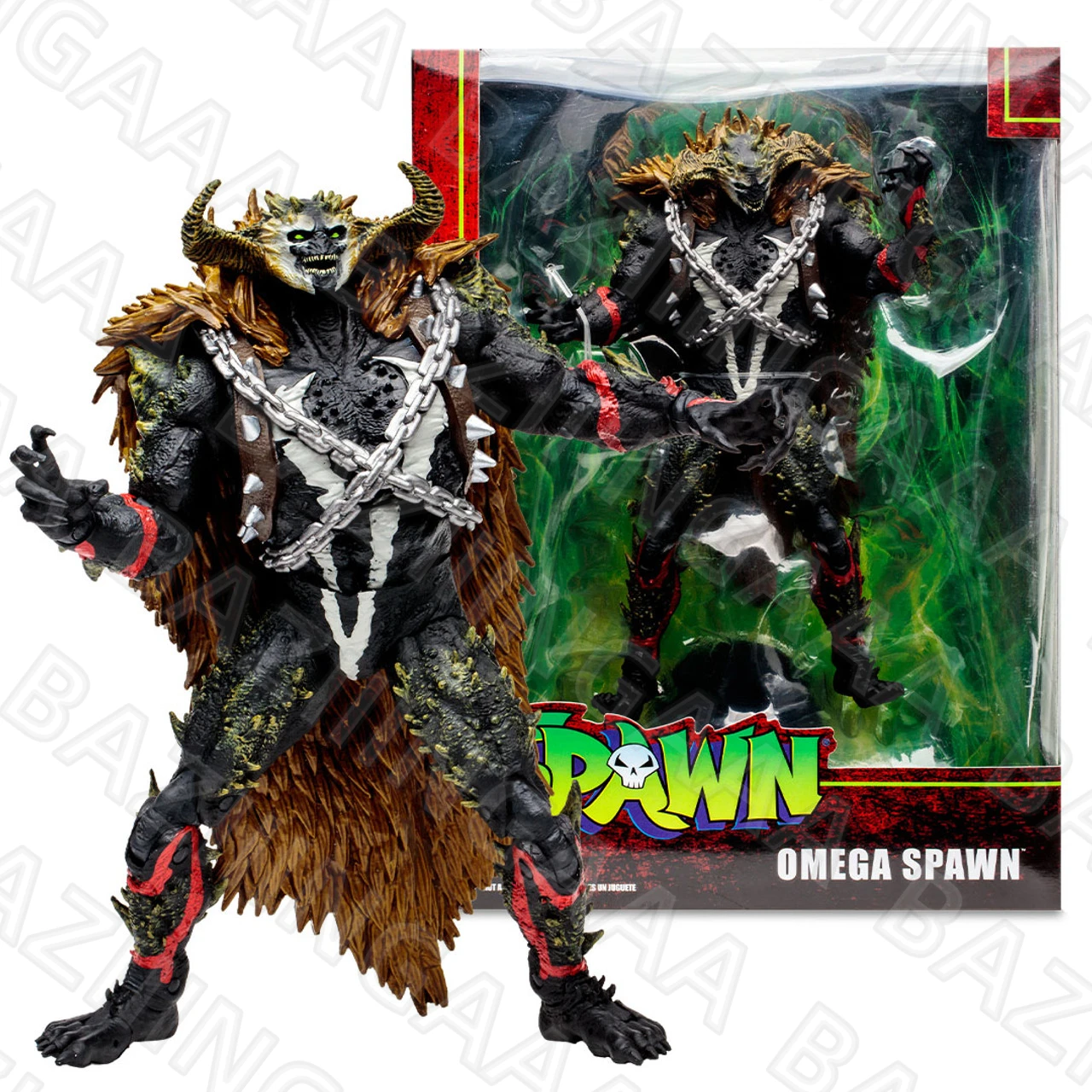 McFarlane-Mega-Figura-Omega-Spawn-Decora-es-de-Est-tua-Boneca-Action ...