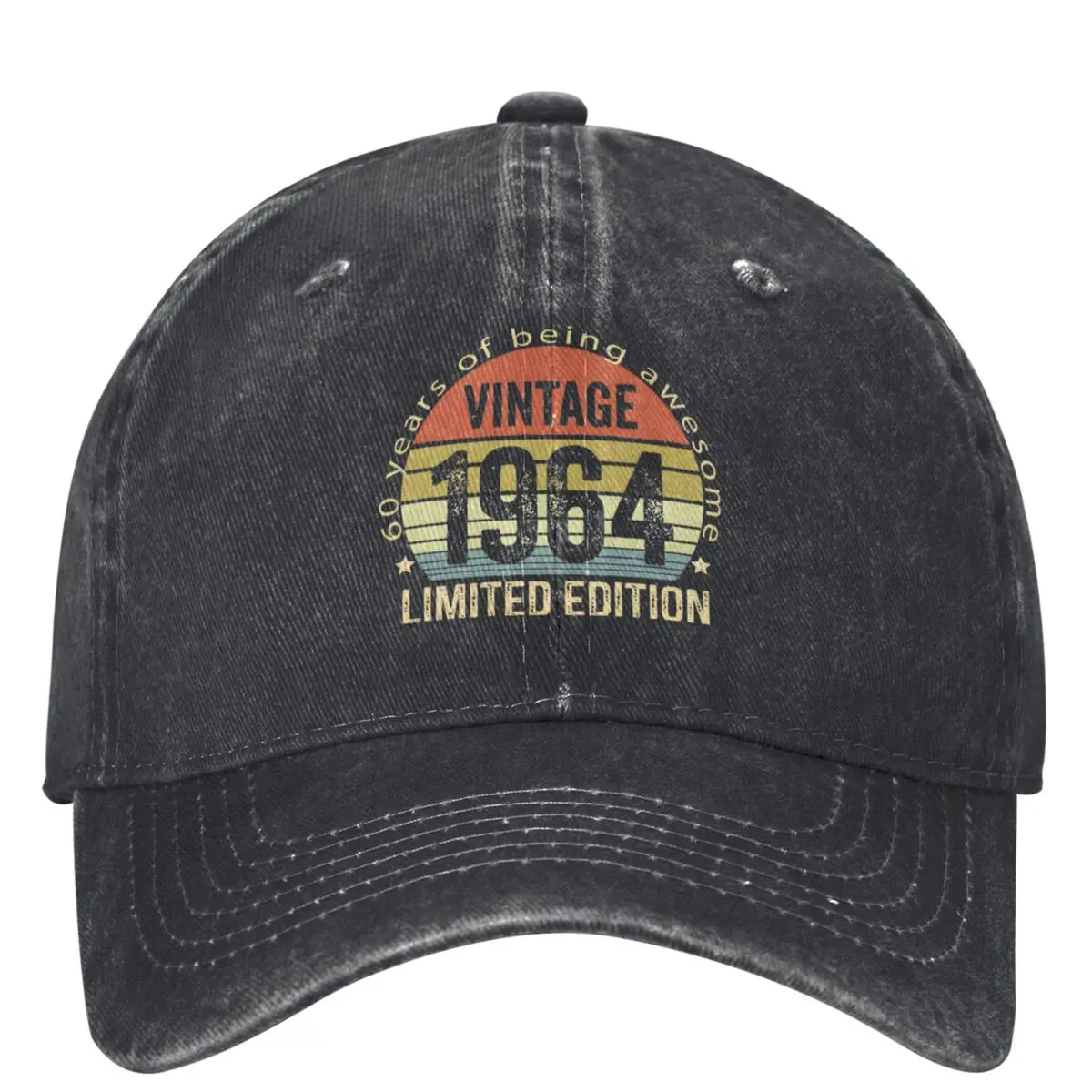Vintage-1964-Limited-Edition-60-Year-Baseball-Cap-Old-Gifts-Unisex-Men ...
