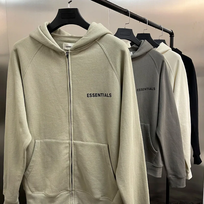 ESSENTIALS-Hoodies-Reflective-Letter-Printing-Autumn-and-Winter-Fleece ...
