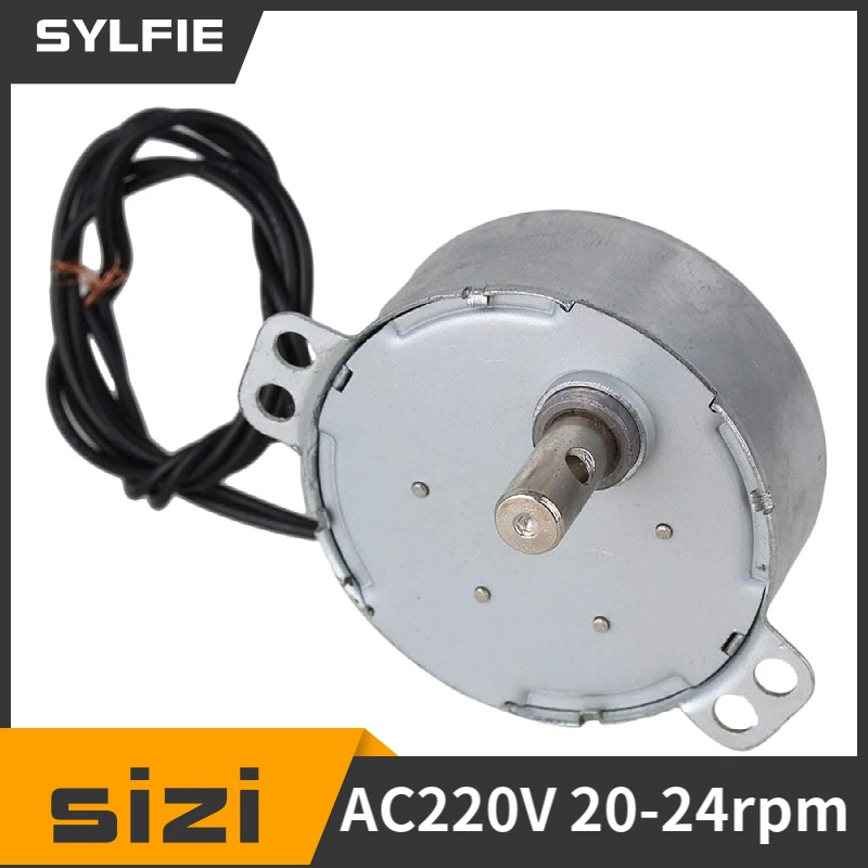 Robust Small Synchronous Motor Tyc-50 Ac 220v 20-24rpm Cw/ccw 4w - Dc ...