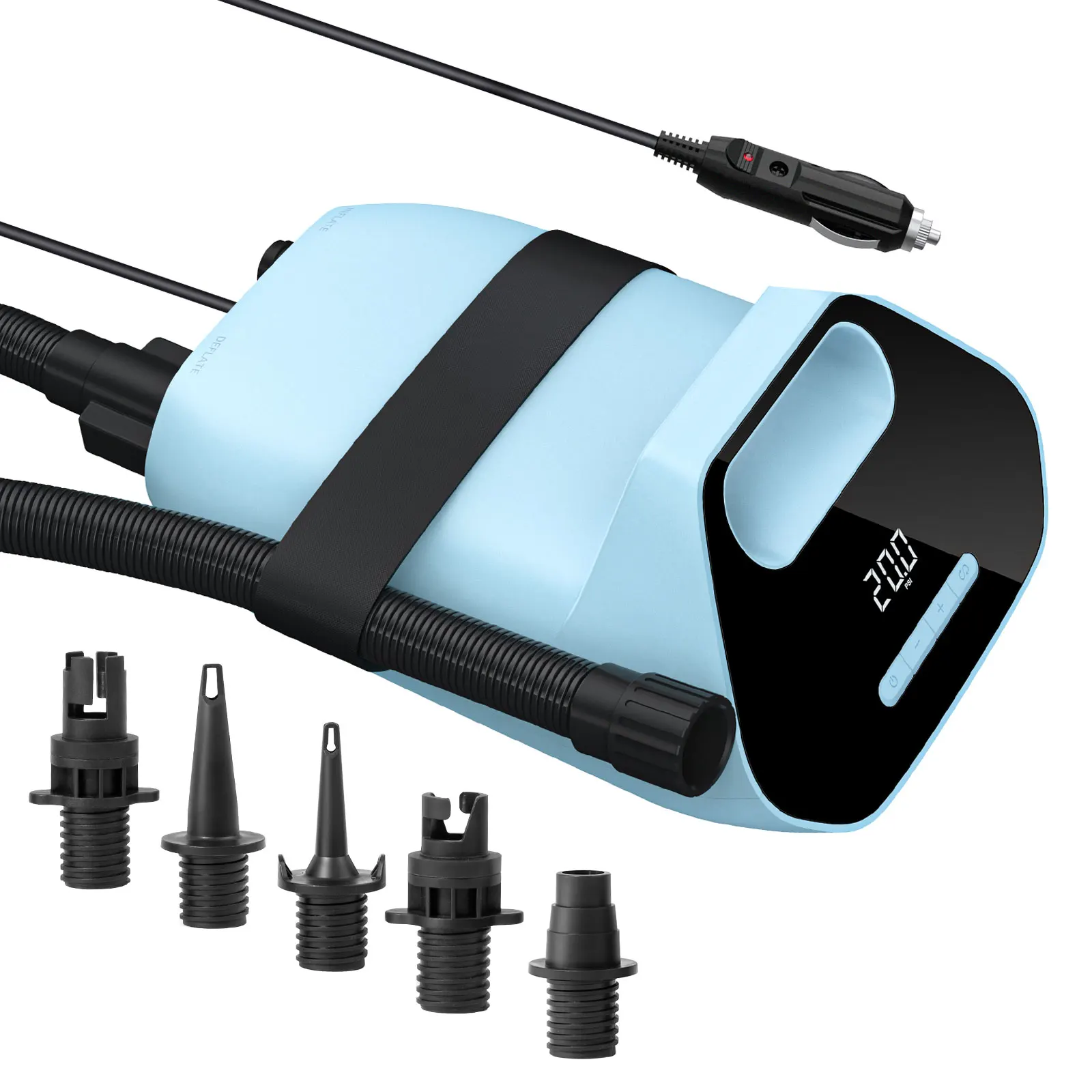 CYCPLUS-High-Pressure-20PSI-Deflatable-Inflatable-Pump-SUP-12V-DC ...