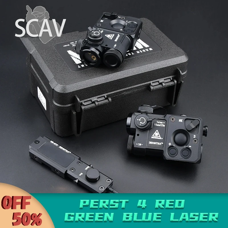 New-Zentico-Metal-PERST-4-Red-Green-IR-Strobe-Light-Tactical-Scout ...