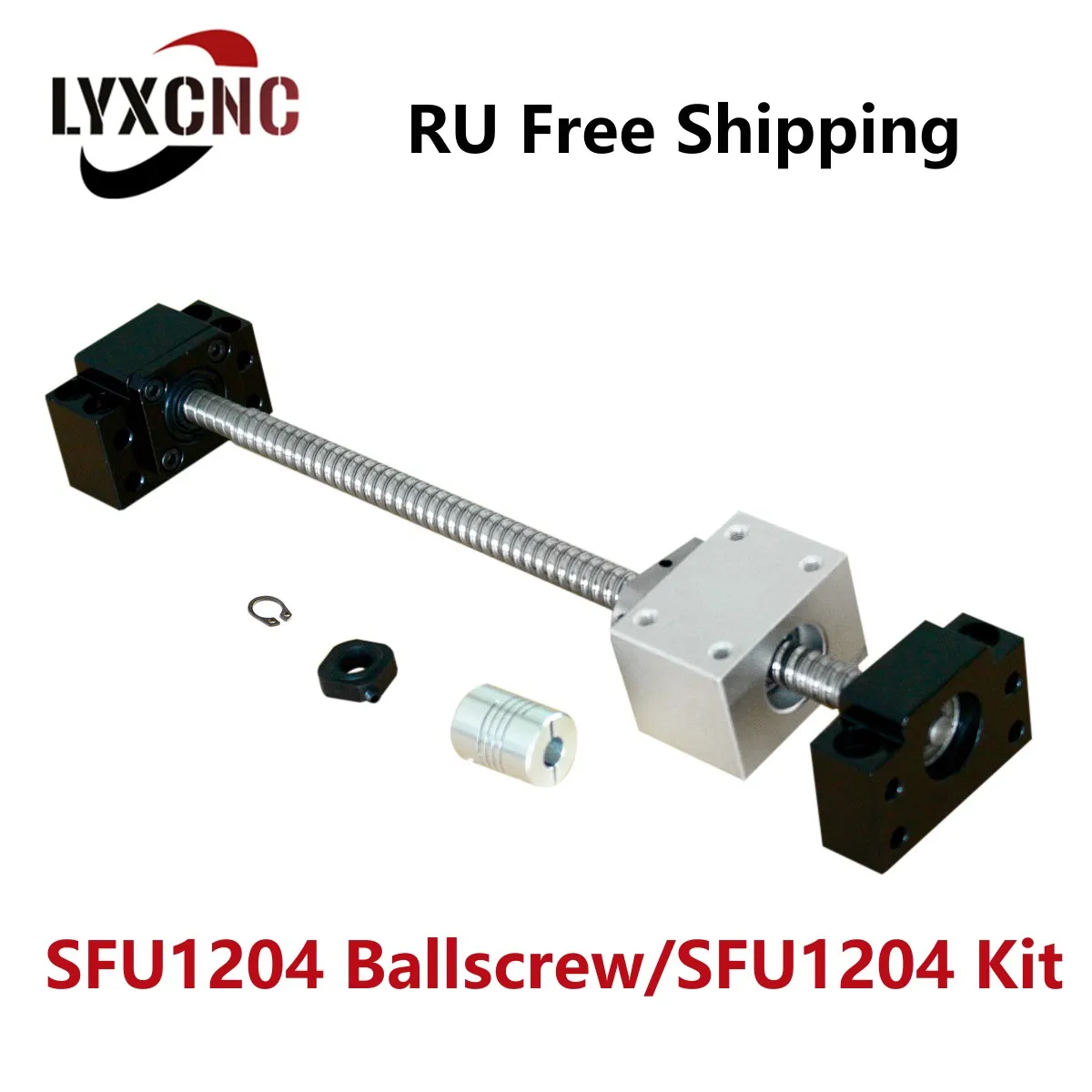 RU-Free-Ship-RM-SFU-1204-Ball-Screw-Kit-200mm-800mm-with-End-Machined ...