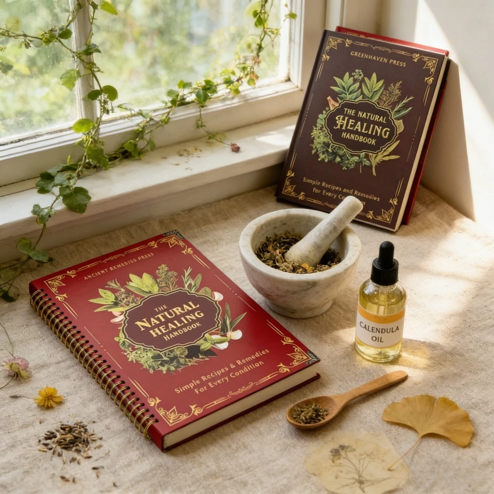 Natural Healing Handbook: A book that focuses on herbal healing and ...
