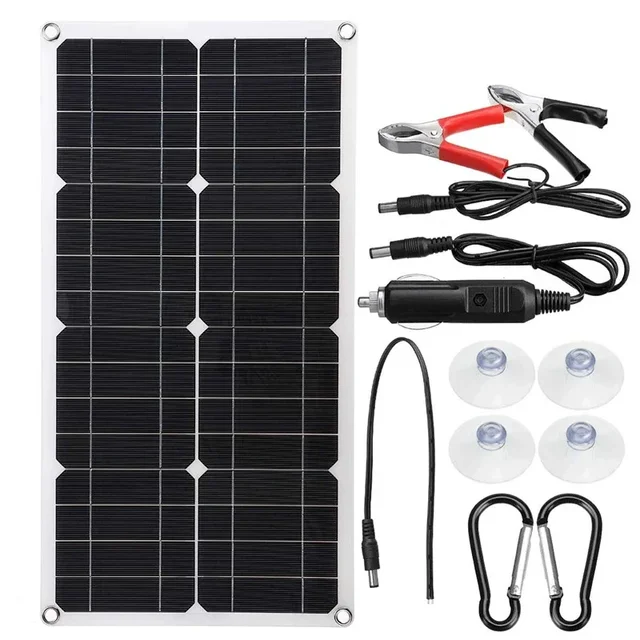 800W Solar Panel Power Bank Solar Battery Kit Complet Camping 12V18V ...