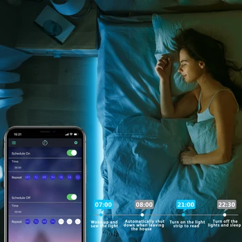 5V USB RGB Neon LED Strip Light,1/2/3/4/5M Waterproof Neon Strip With ...