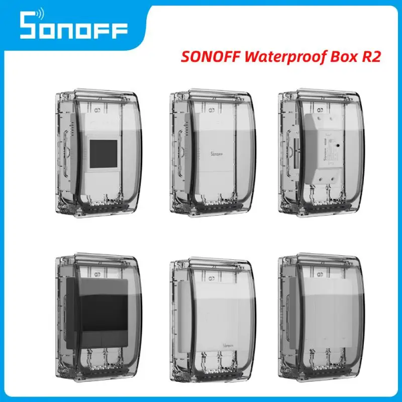 SONOFF-Waterproof-BoxR2-Transparent-Cover-Outdoor-Electronic-Instrument ...