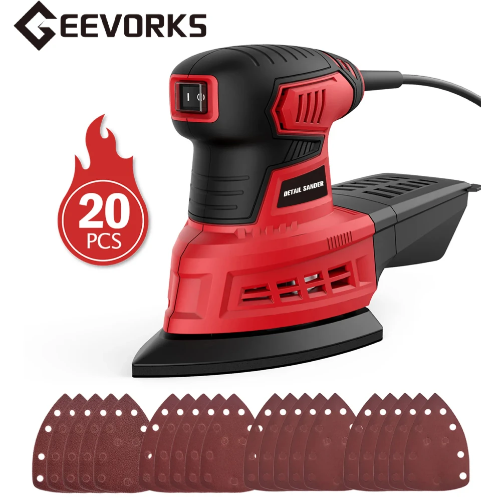 200W-12500RPM-Electric-Sander-Sandpaper-Wood-Grinder-Polishing-Machine ...