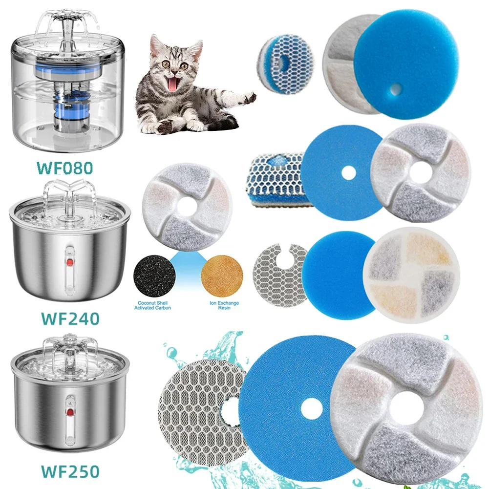 Cat Water Fountain Filter Replacement Filter Activated Carbon Replaced ...