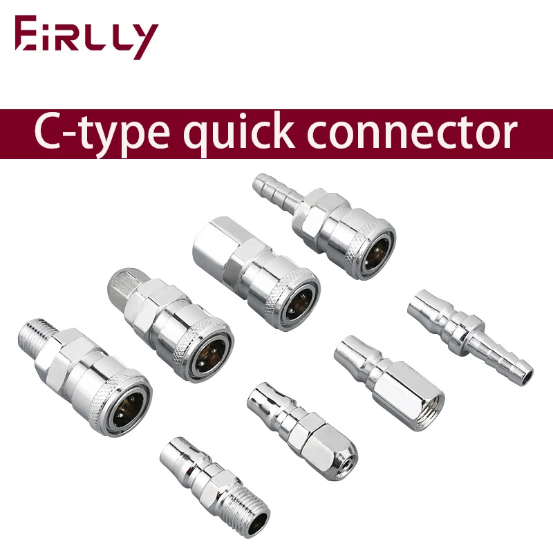 Pneumatic Fittings C Type Hose Quick Connector High Pressure Coupler ...