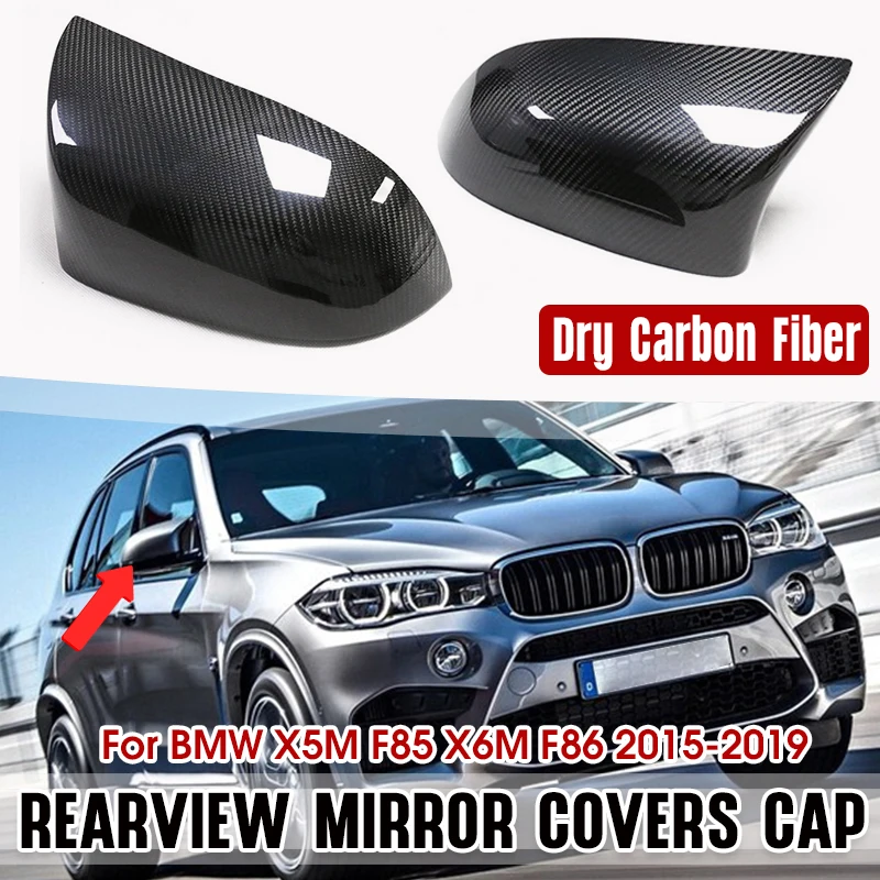 Real-Dry-Carbon-Fiber-Car-Side-Mirror-Cover-OEM-Style-Replacement ...