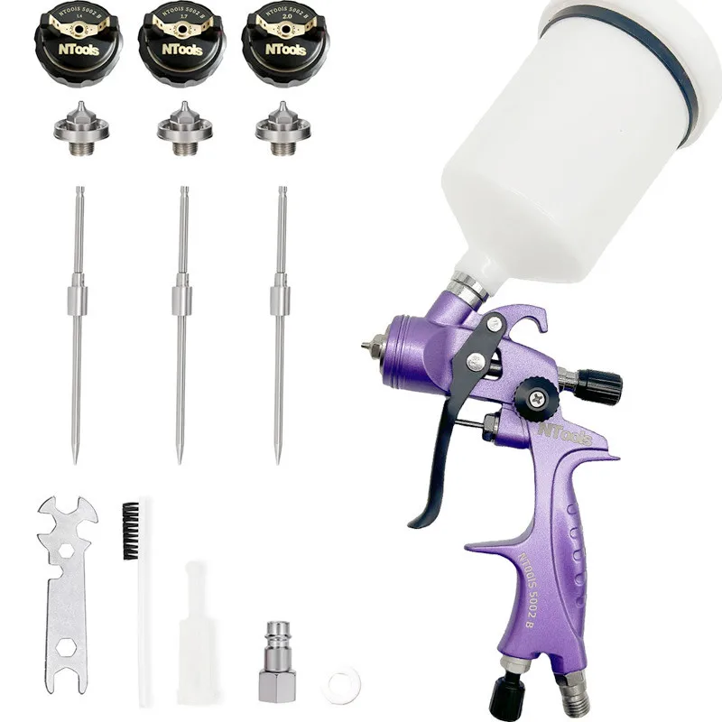 HVLP-Paint-Spray-Gun-Gravity-Paint-Sprayer-Air-Spray-Gun-High ...