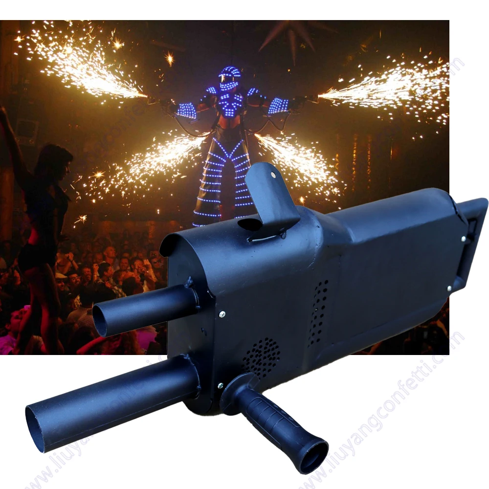 Cold-Pyro-Machine-Gun-Fountain-HandHeld-Birthday-Stage-DJ-Event-Party ...