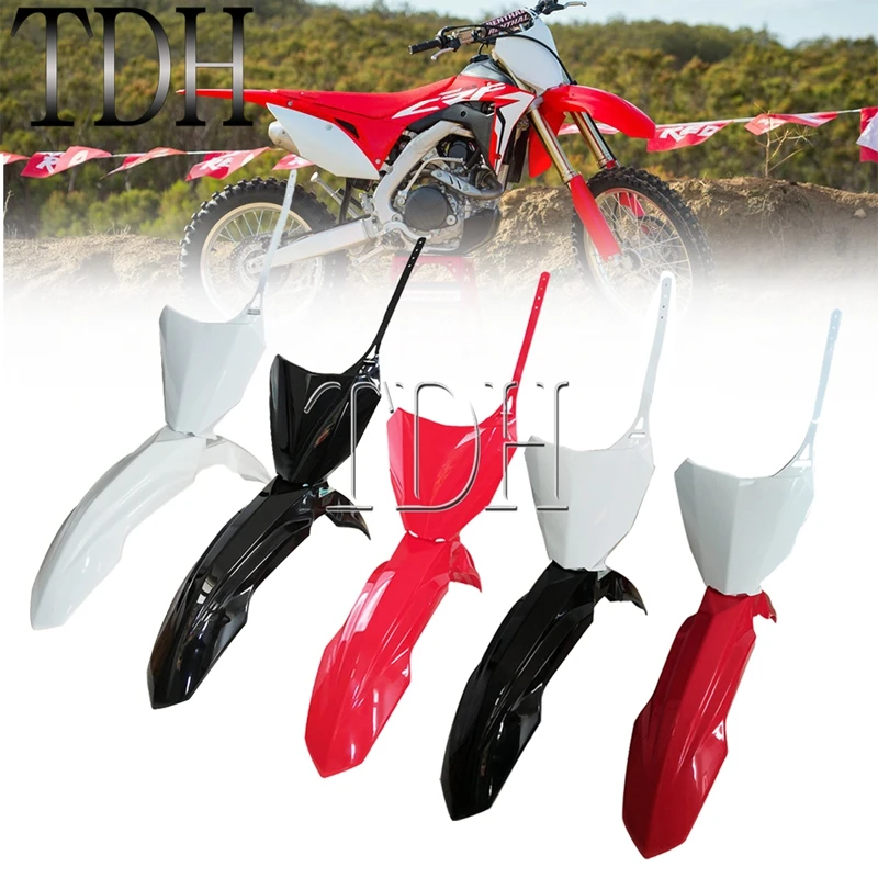 Motocross-Front-Number-Plate-For-Honda-CRF250R-CRF450R-2018-2019-2020 ...