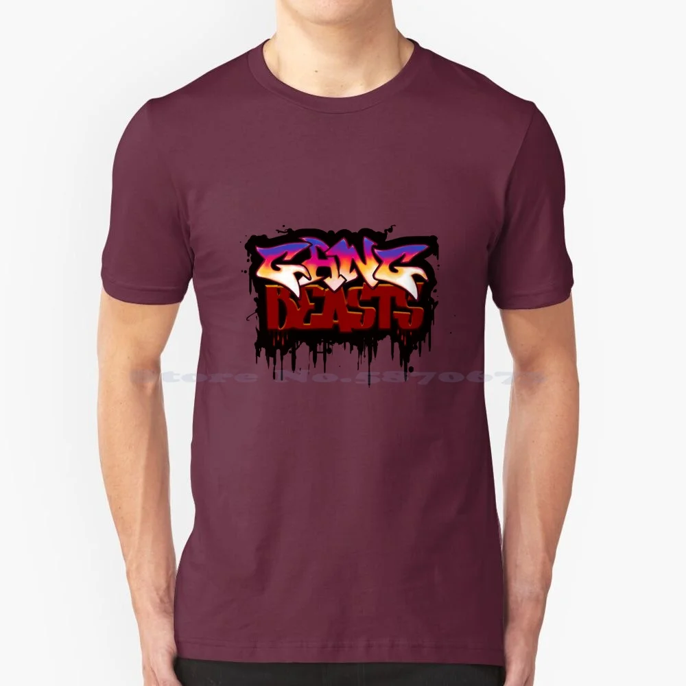 Gang-Beasts-Logo-Design-T-Shirt-100-Cotton-Tee-Cool-Funny-Gang-Beasts ...