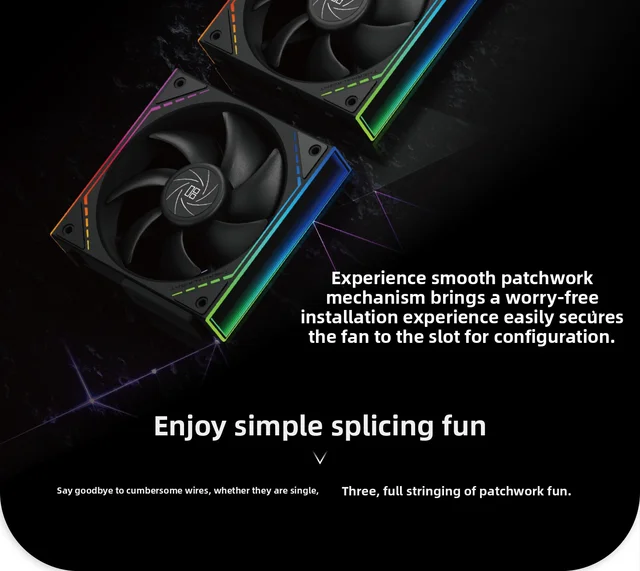 Pc Case Fans Thermalright TL-M12Q X3 120mm ARGB PC Fans - Daisy Chain ...