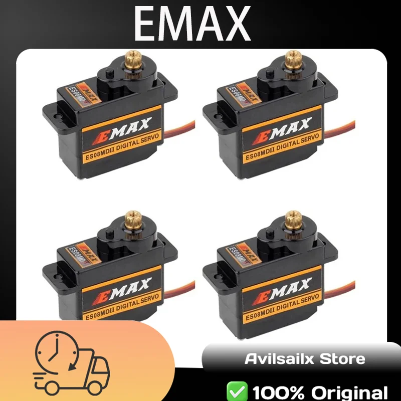 EMAX ES08MAII ES08MD II Metal GEAR Digital 12g Servo up sg90 ES08A ...