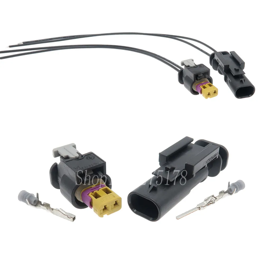 1-Set-2-Pin-4F0973702A-4F0-973-702-A-Male-or-Female-Side-Impact-Sensor ...